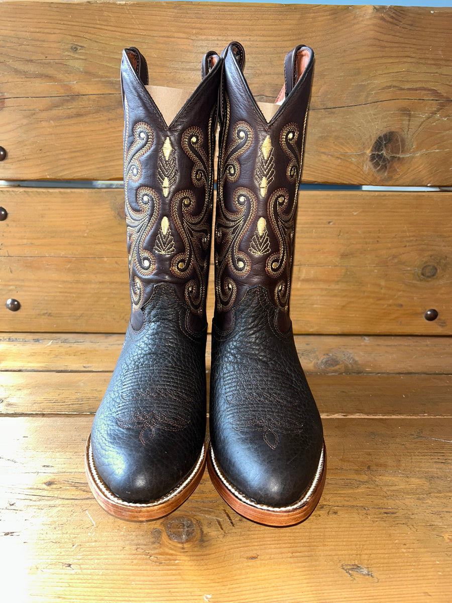 Artillero Men's Bull Neck Brown Handcrafted Boots VQ Solida – Wild Wild ...